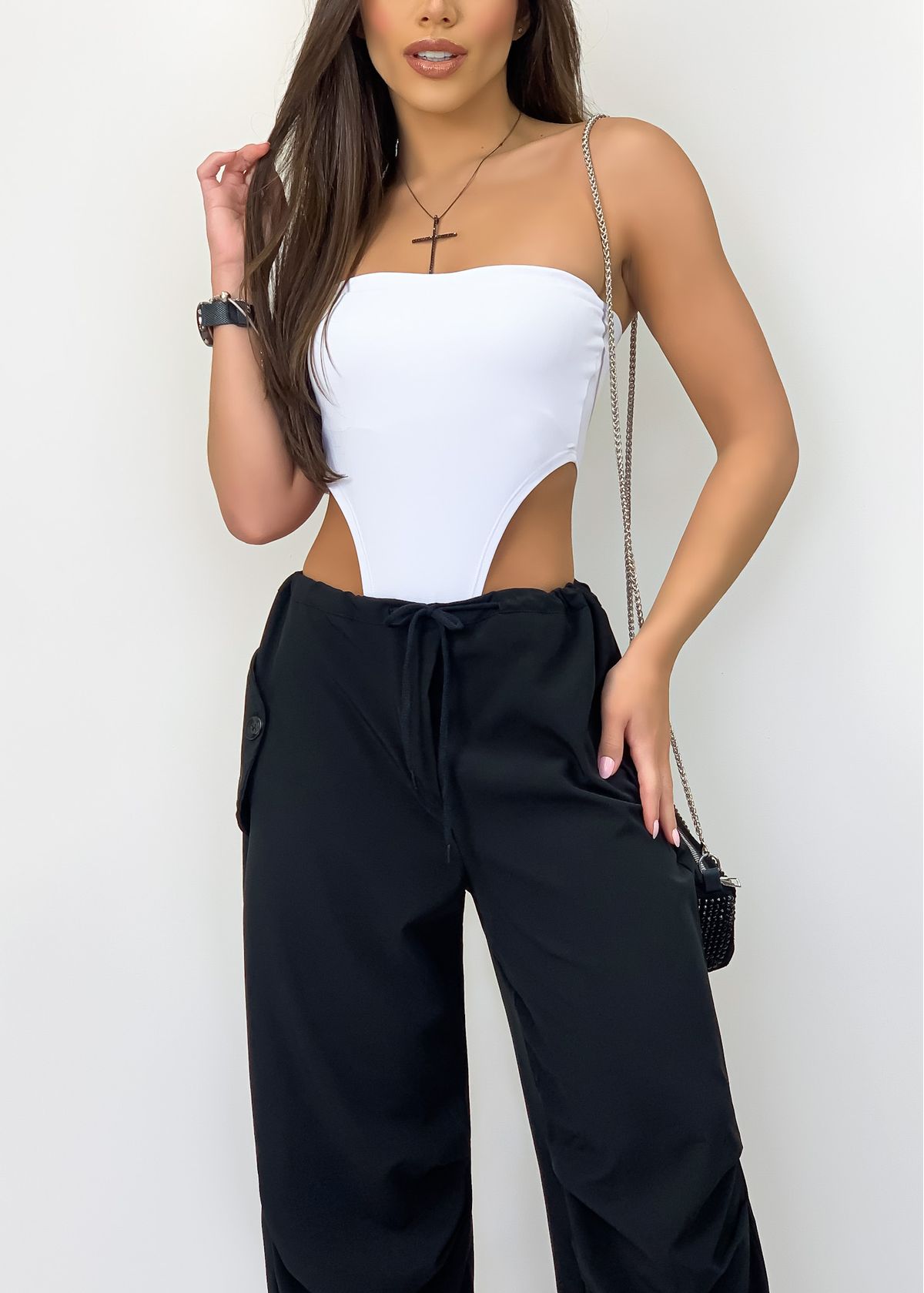 Body Strapless Cavado Lateral - onlauri